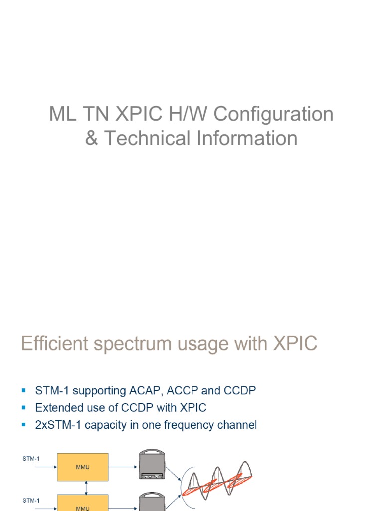 XPIC Technical Information
