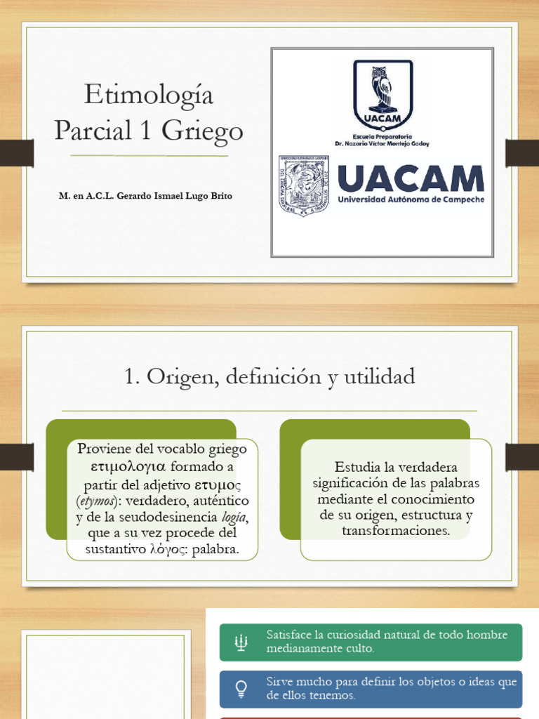 Etimología Griega | PDF