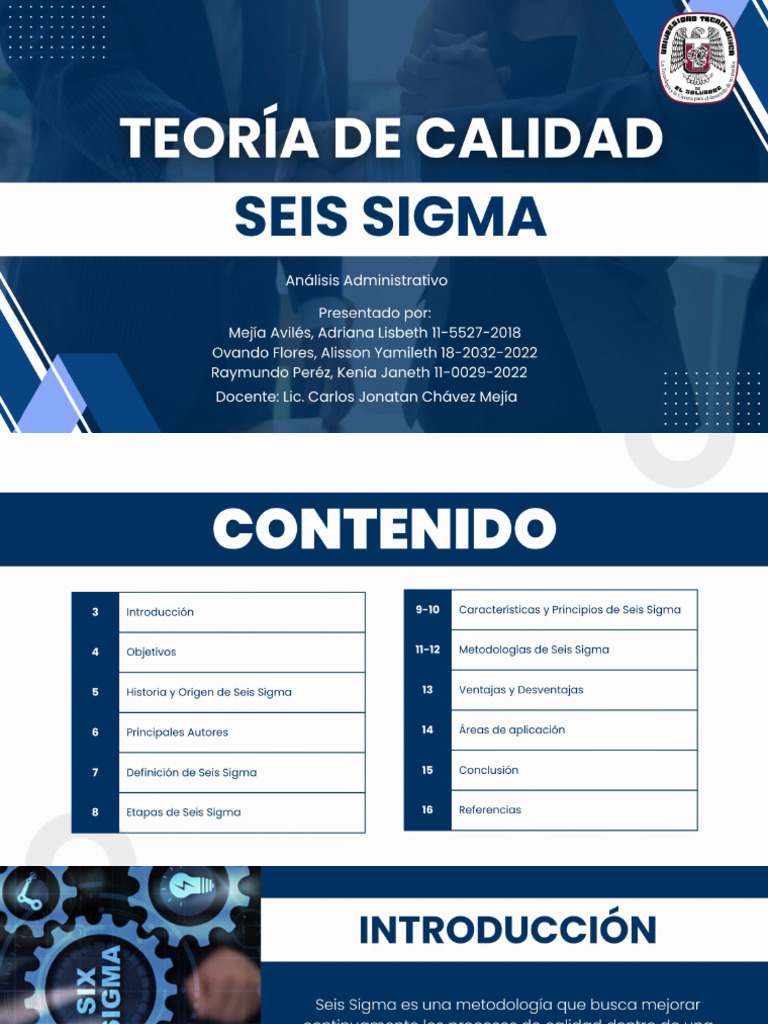 Seis Sigma | PDF