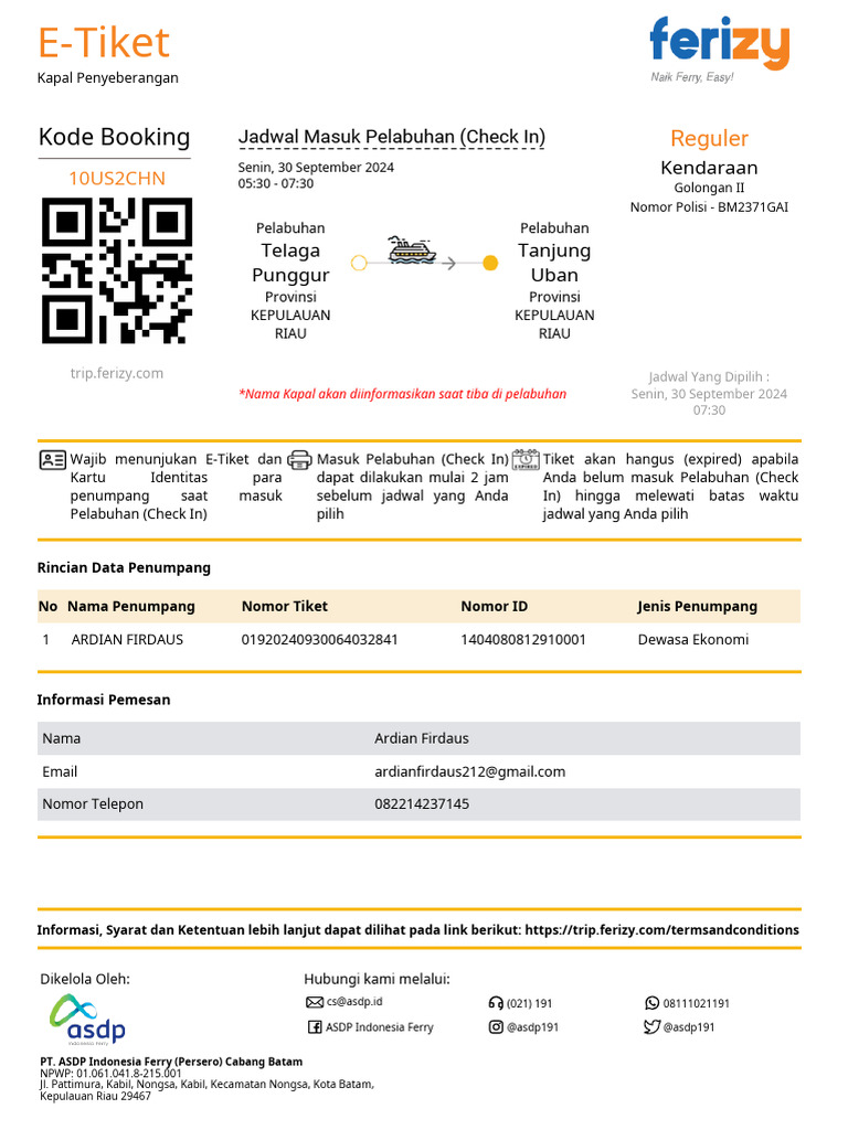 E-Ticket 10US2CHN | PDF