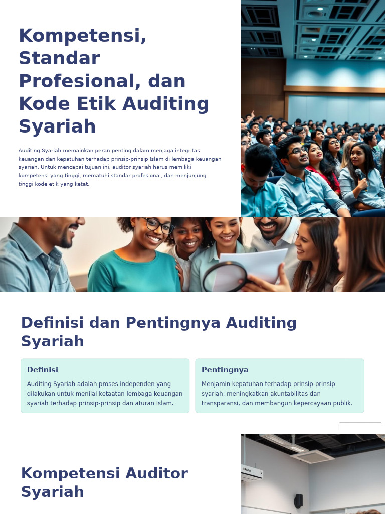 Kompetensi Standar Profesional Dan Kode Etik Auditing Syariah | PDF