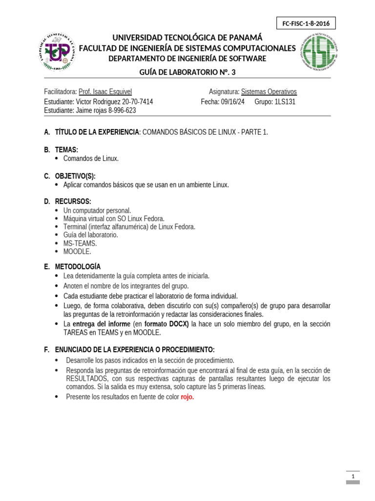 06 Actividad Lab3-ComandosBasicosLinux-1 | PDF