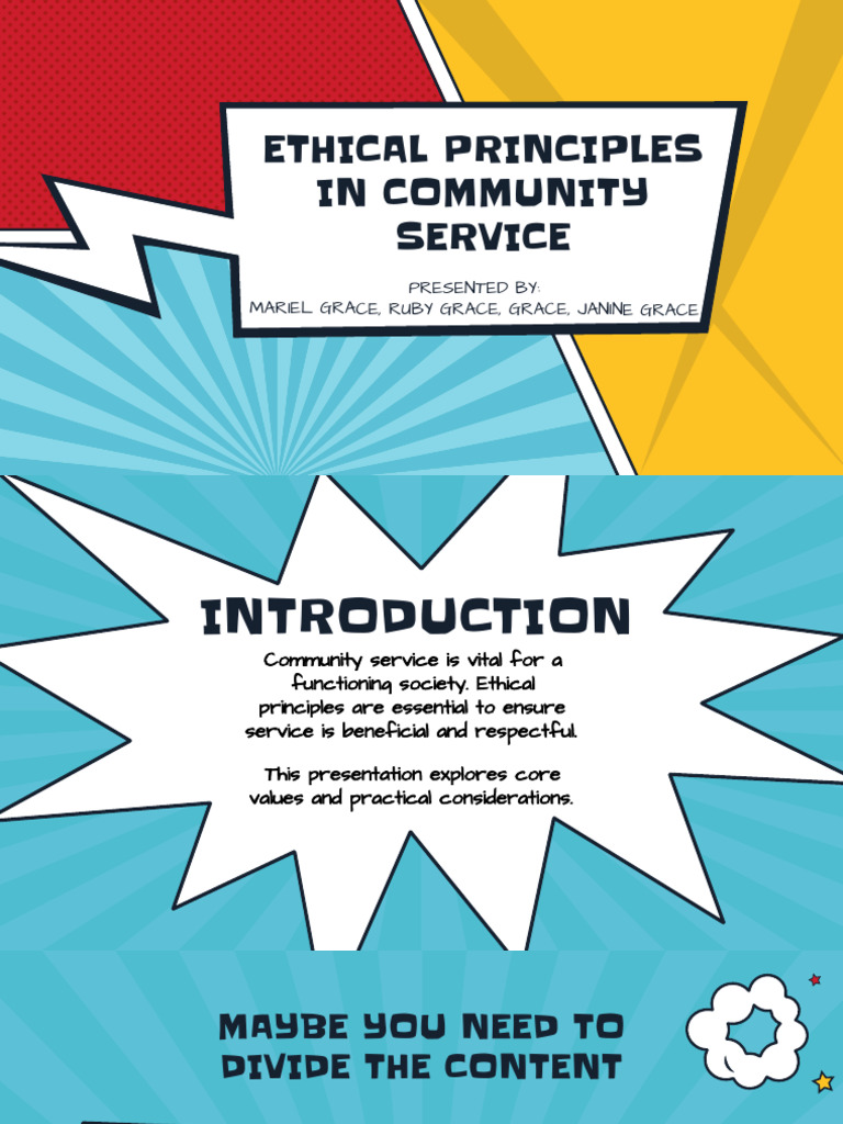 Ethical Principles in Community Service | PDF