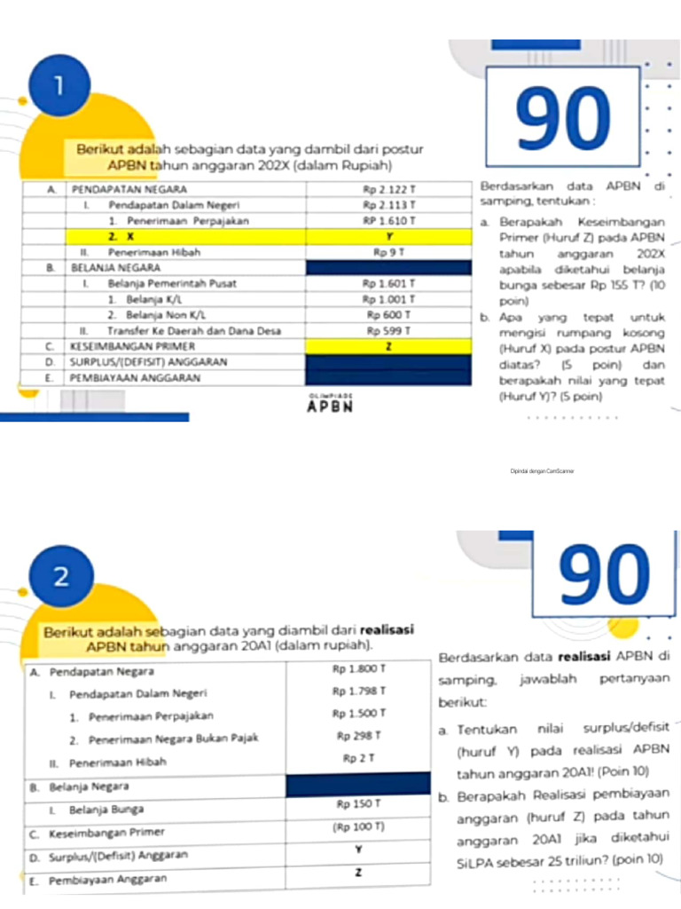 Contoh Soal APBN | PDF