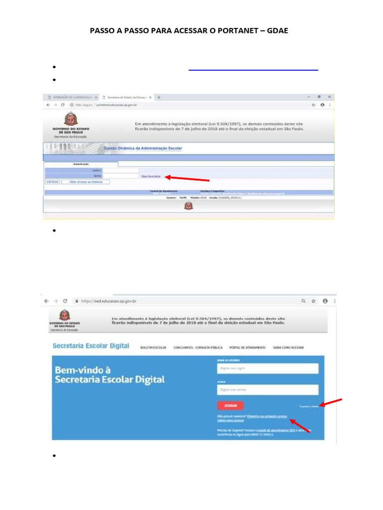 Passo A Passo para Acessar Portalnet - nt1 | PDF | Carreira e Crescimento