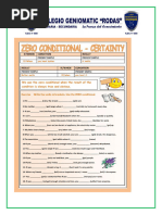 Zero and First Conditional Exercises | PDF