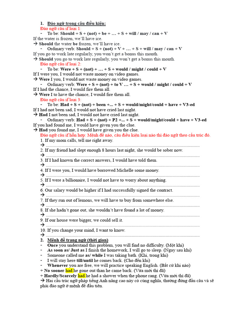 Advanced Grammar | PDF