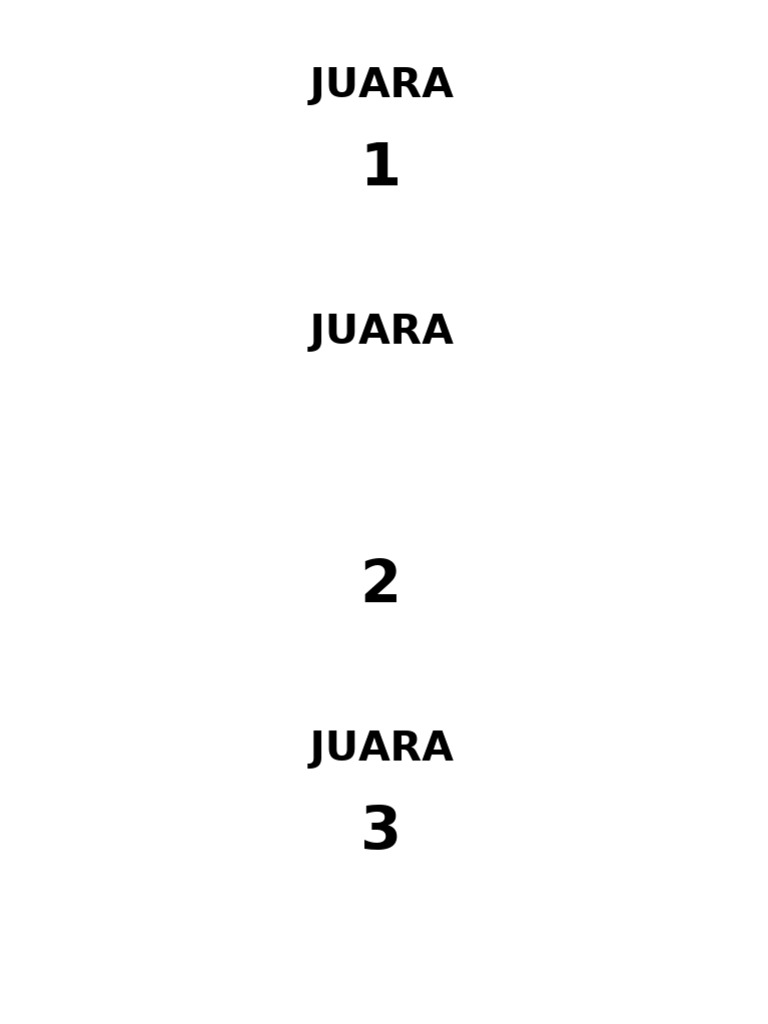 Juara | PDF