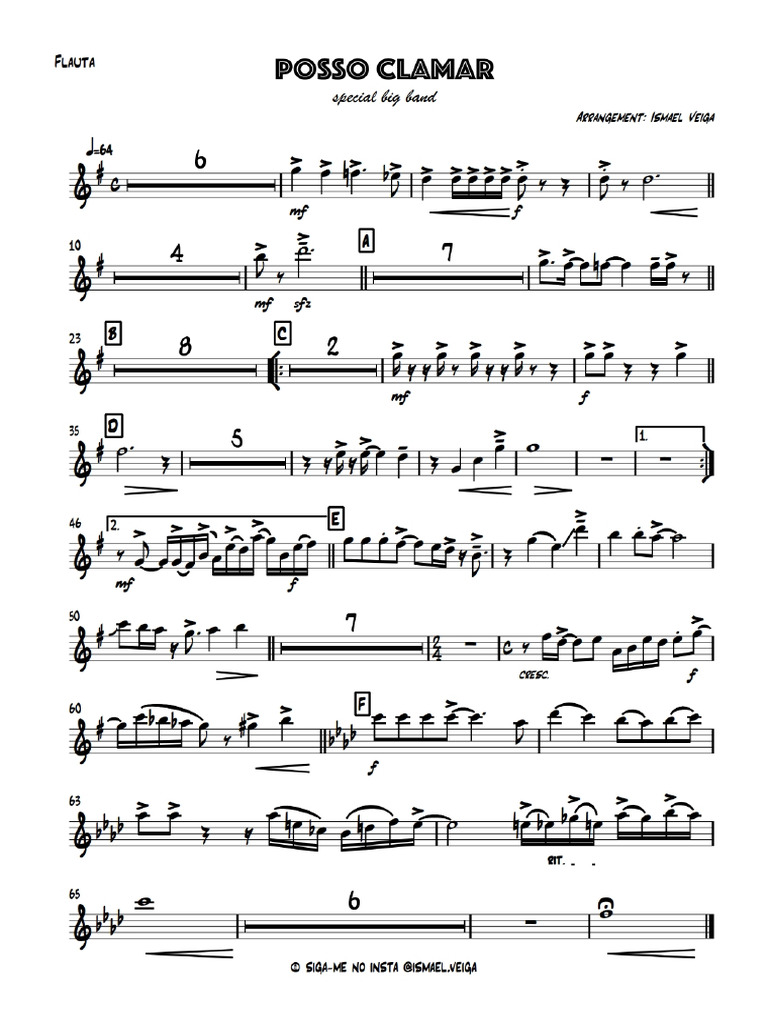 Posso Clamar - Partes | PDF