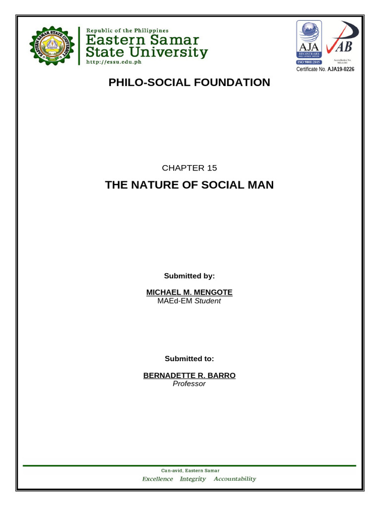 The Nature of Social Man | PDF