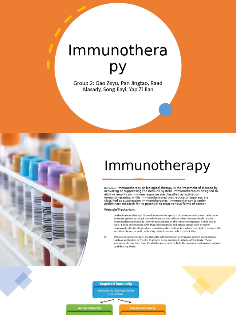 Immuno Therapy | PDF