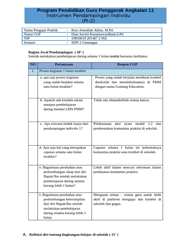 Instrumen Pi 2 | PDF