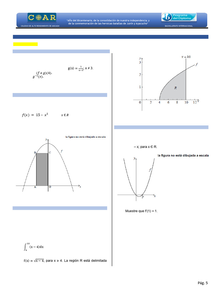 MATEMATICA 5TO - UNIDAD V - DMpA - N°21-5-6 | PDF
