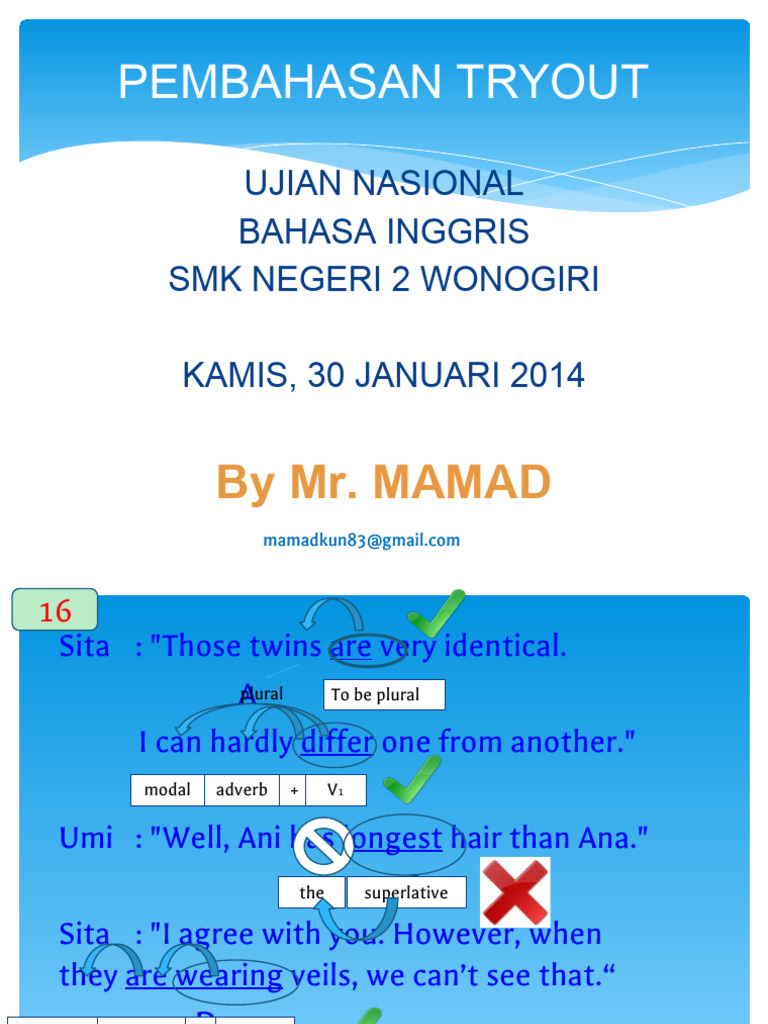 Pembahasan Tryout | PDF