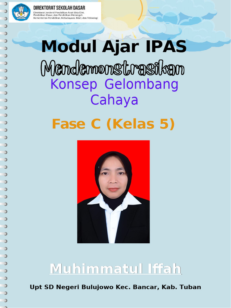 Modul Ajar Ilmu Pengetahuan Alam Dan Sosial (IPAS) - Mendemonstrasikan Konsep Gelombang Cahaya ...