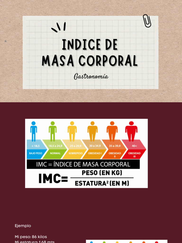 IMC y Dieta Saludable | PDF