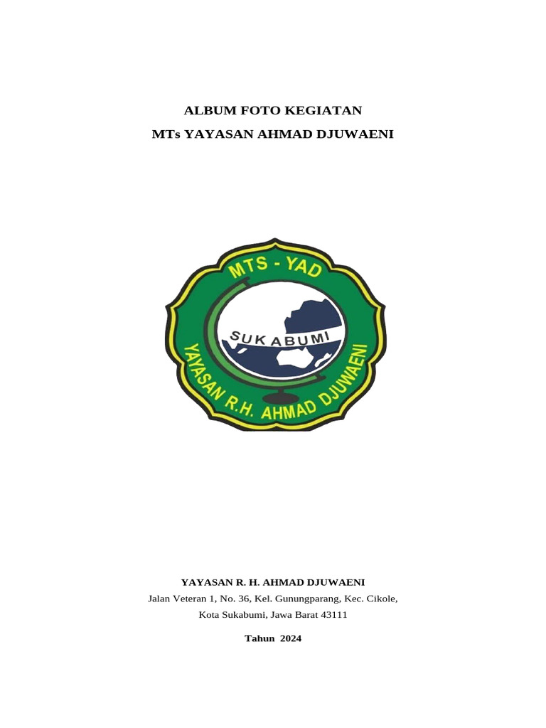 ALBUM KEGIATAN MTS YAD 2024 | PDF