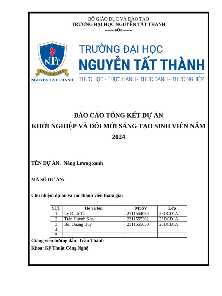 Bao Cao de Tai Mon Khoi Nghiep2 | PDF