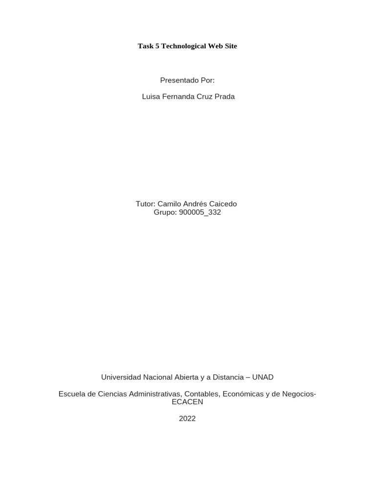 TASK 5-Luisa Cruz | PDF