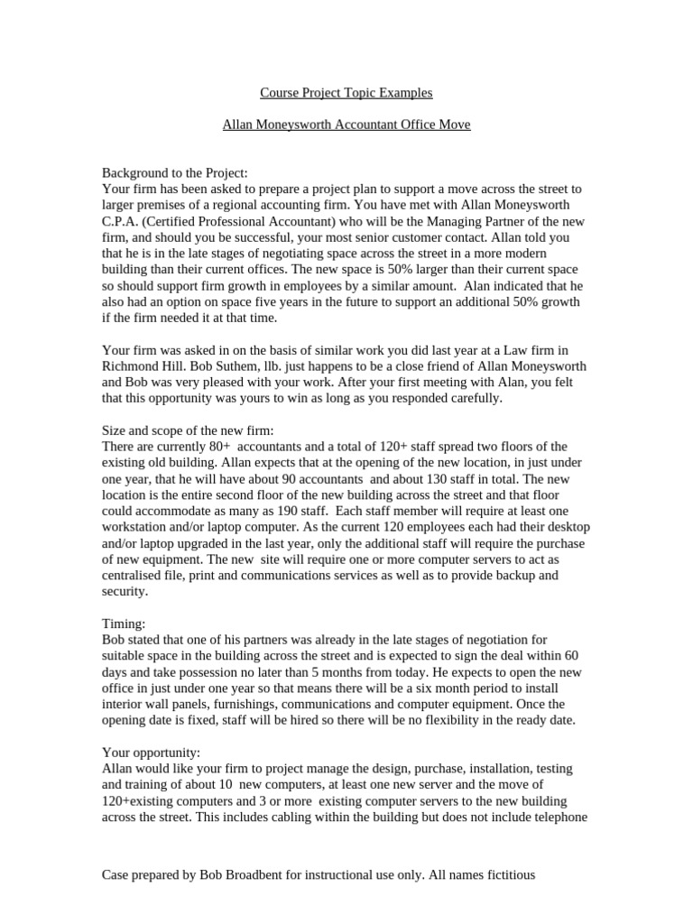 Topic Example 2 | PDF