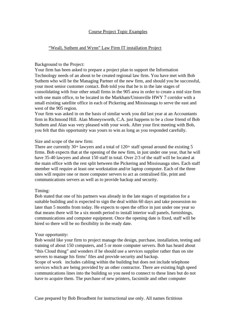 Topic Example 1 | PDF