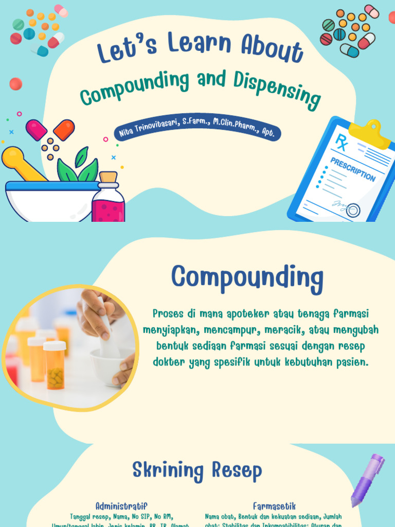 Compunding Dan Dispensing | PDF