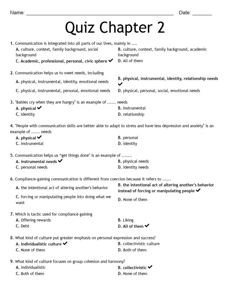 Principles of Communication Chapter - 2 - Answer - Key | PDF
