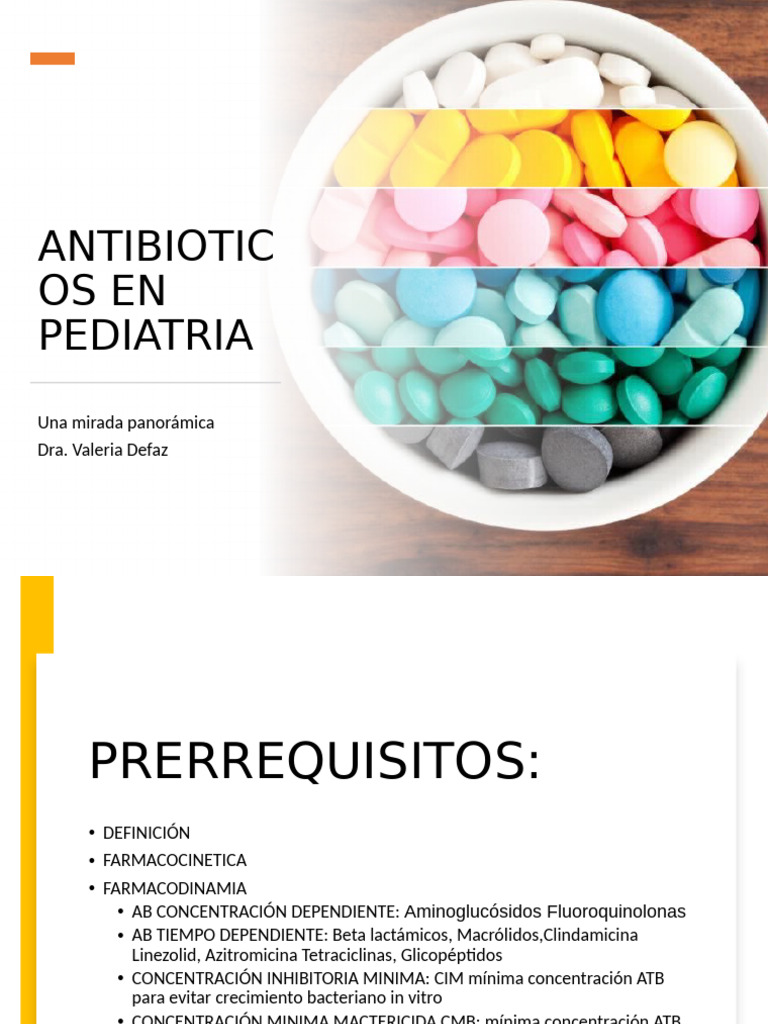 Antibioticos en Pediatria | PDF