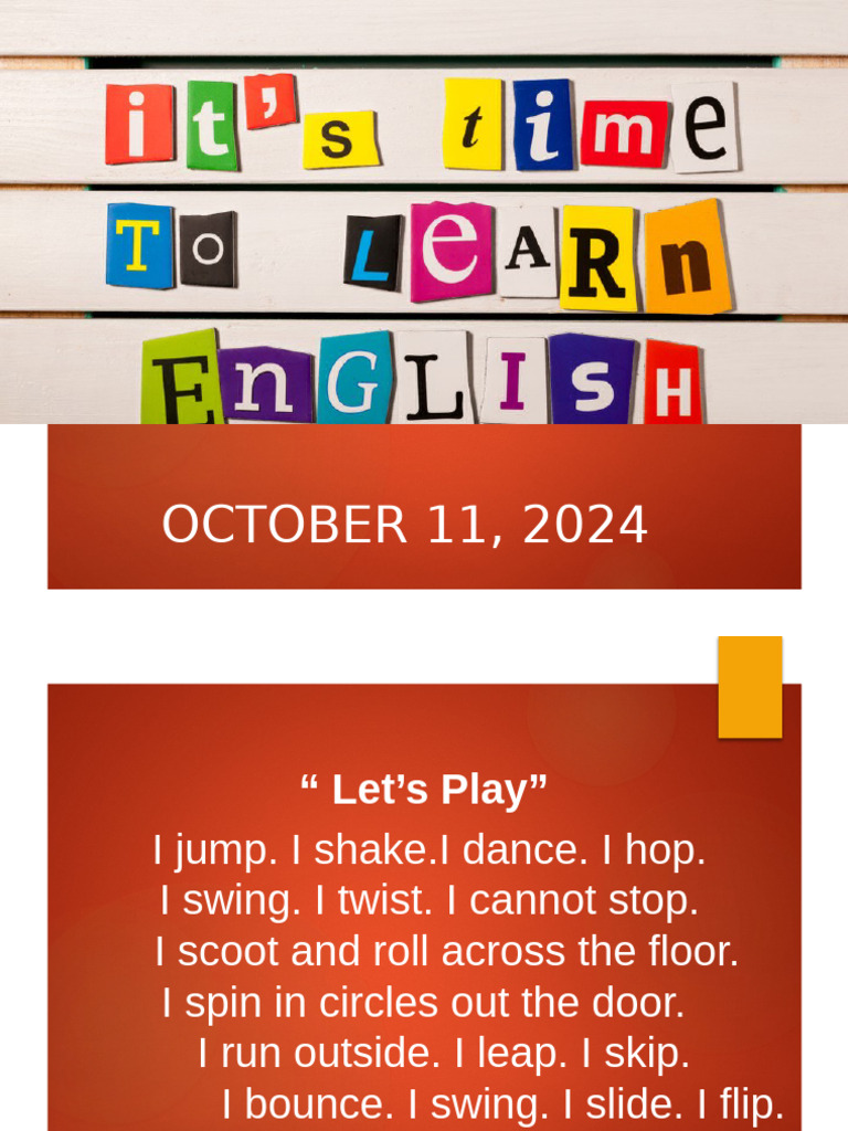 English October 11 2024 | PDF