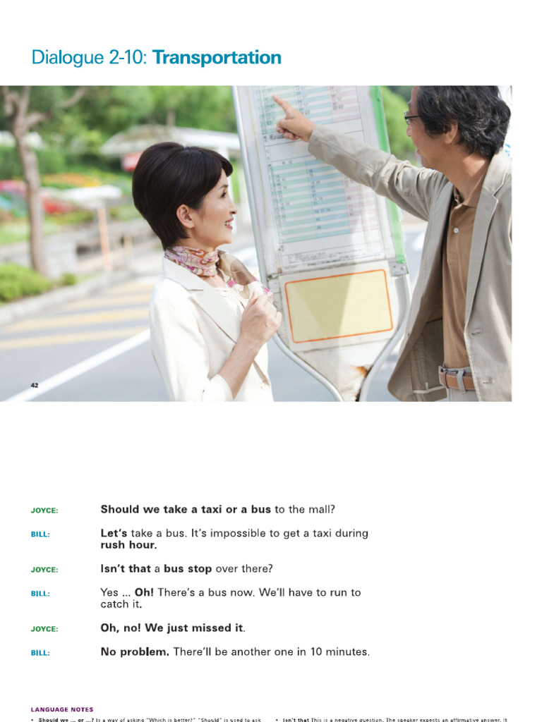 Conversation 7 - Transportation | PDF