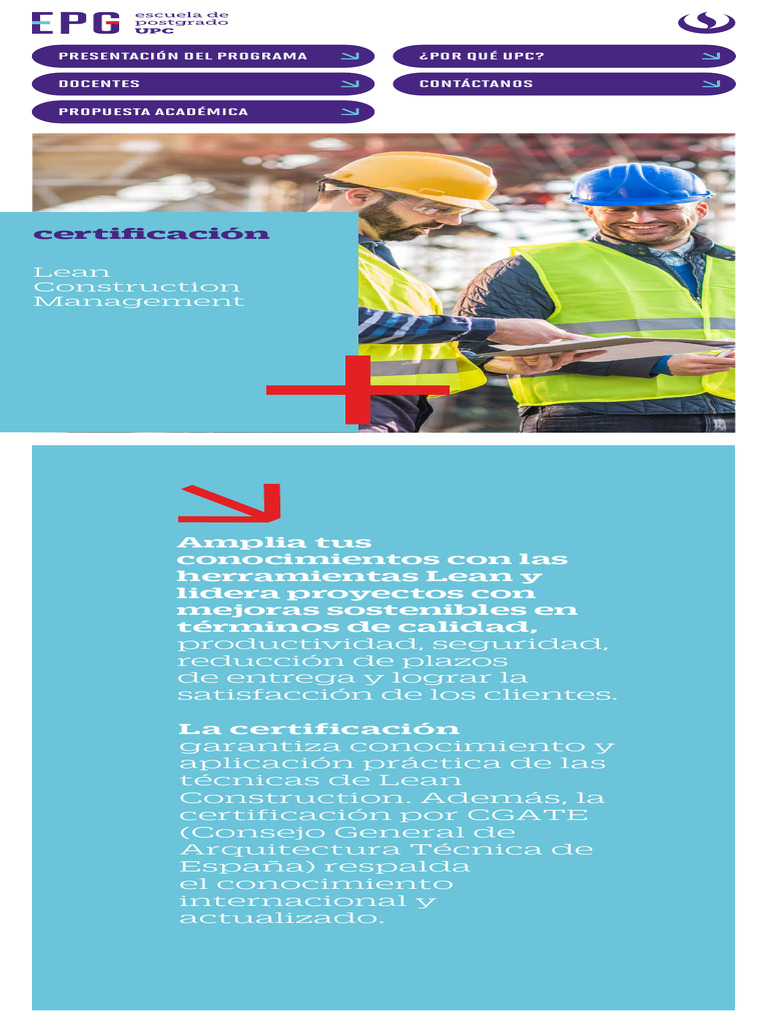 Brochure CER en Lean Construction | PDF