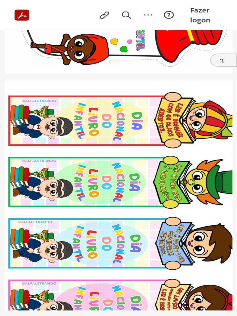 Kit Dia Nacional Do Livro Infantil Alfaletrando Rlcj3v 1.PDF (Review ... Kit Dia Nacional Do Livro Infantil Alfaletrando Rlcj3v 1.PDF (Review ...
