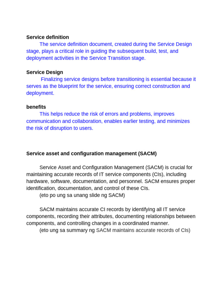 Service Design Report | PDF