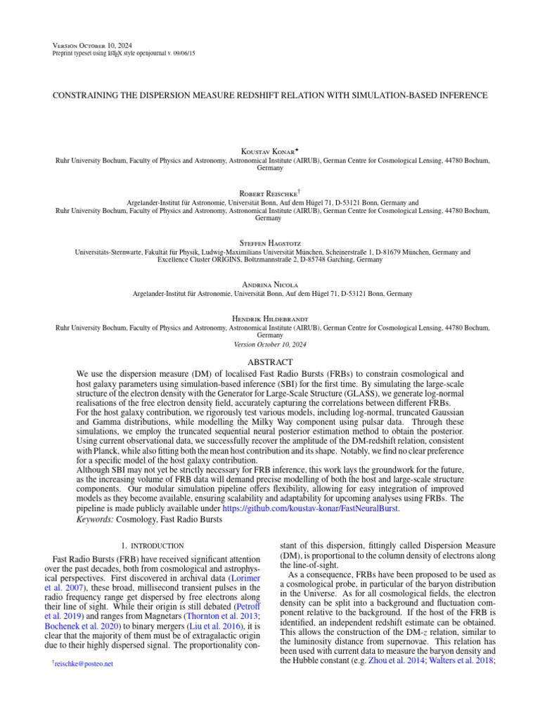 Koustav Konar: Preprint Typeset Using L TEX Style Openjournal v. 09/06/15 | PDF