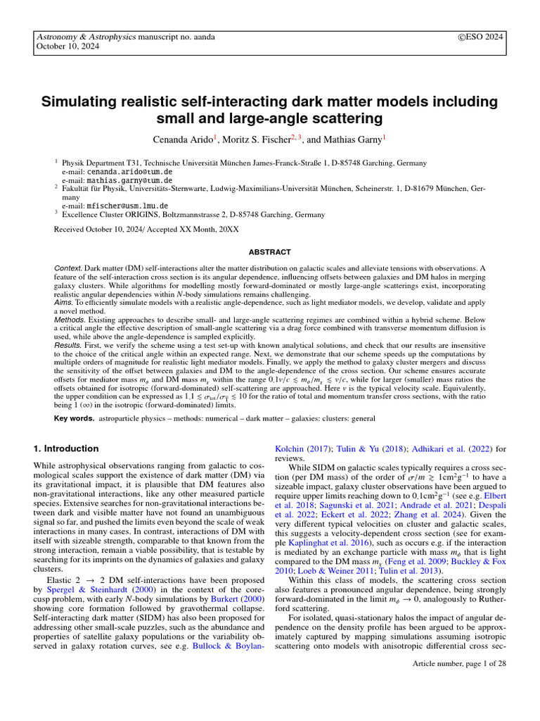 Simulating Realistic Self-Interacting Dark Matter Models Including ...