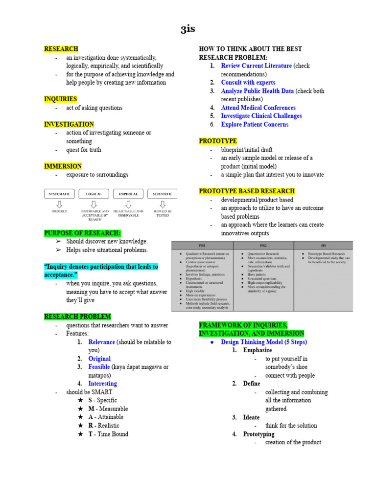 3is REV - 1st Quarterly | PDF | Inquiry | Science