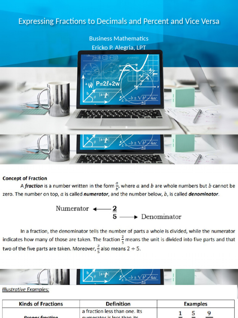 Business_Mathematics_Lesson_1 | PDF