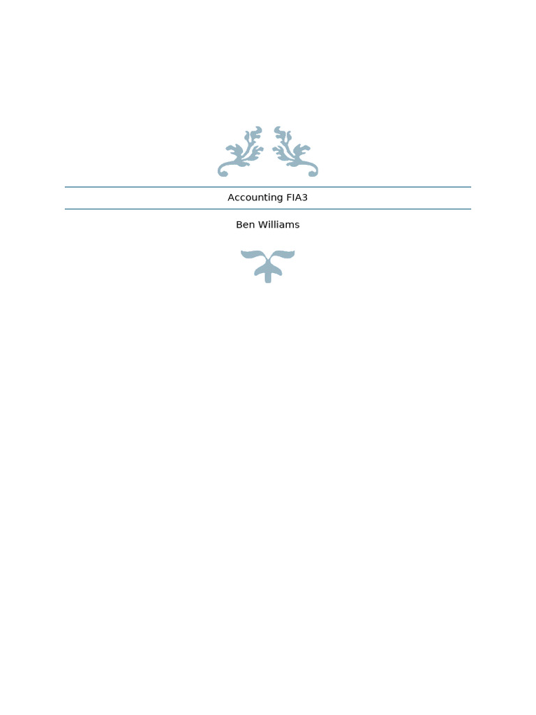 Accounting Draft | PDF