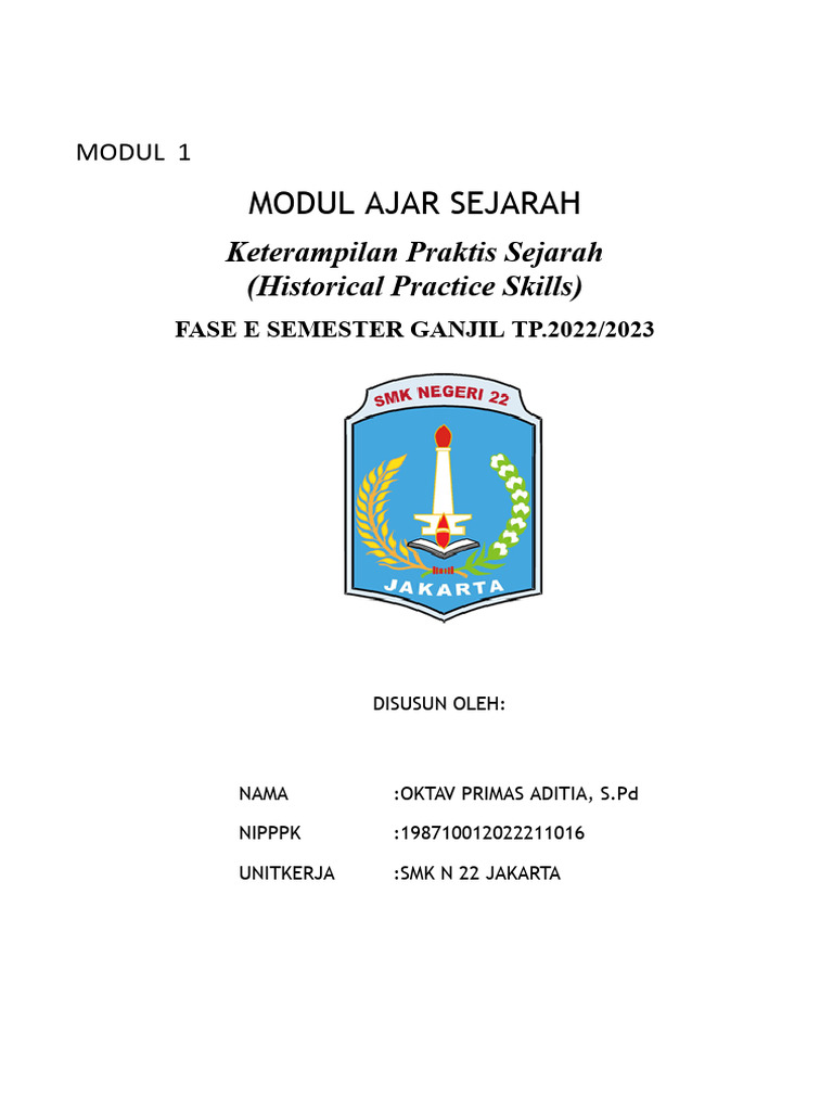 04.1 MODUL 1 - Dasar-Dasar Ilmu Sejarah | PDF | Karier & Perkembangan ...