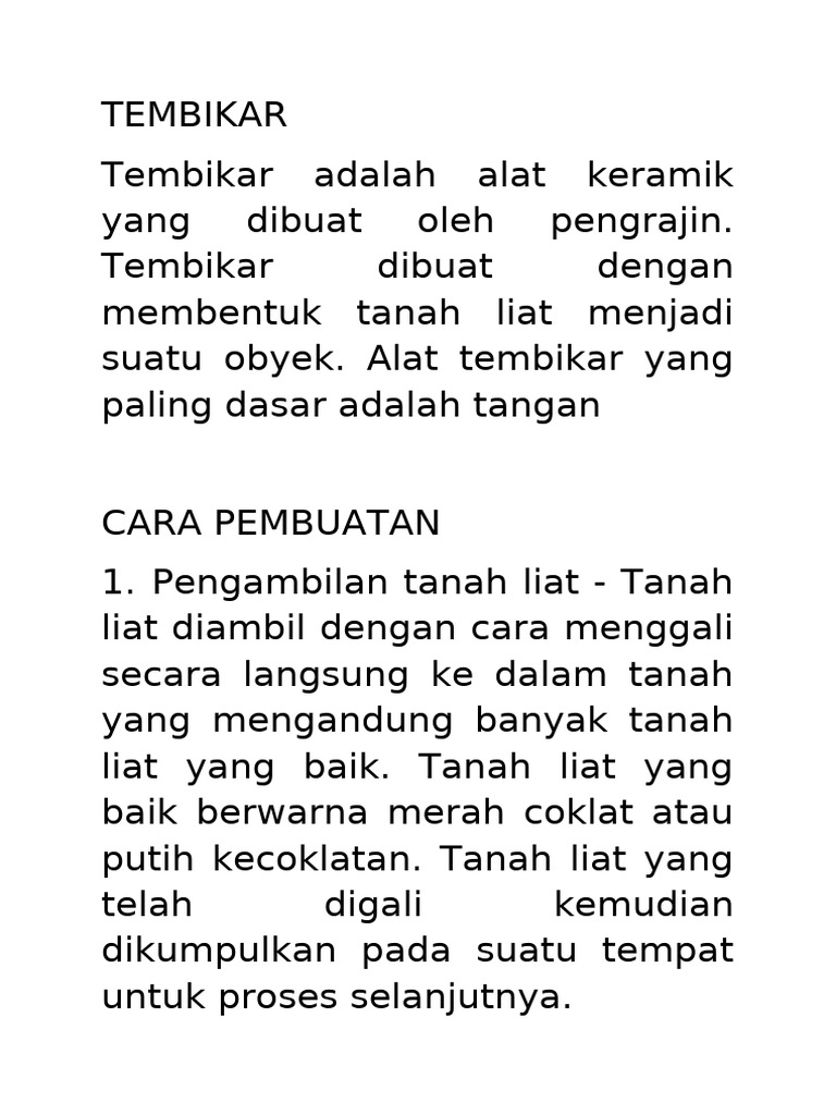 TEMBIKAR | PDF