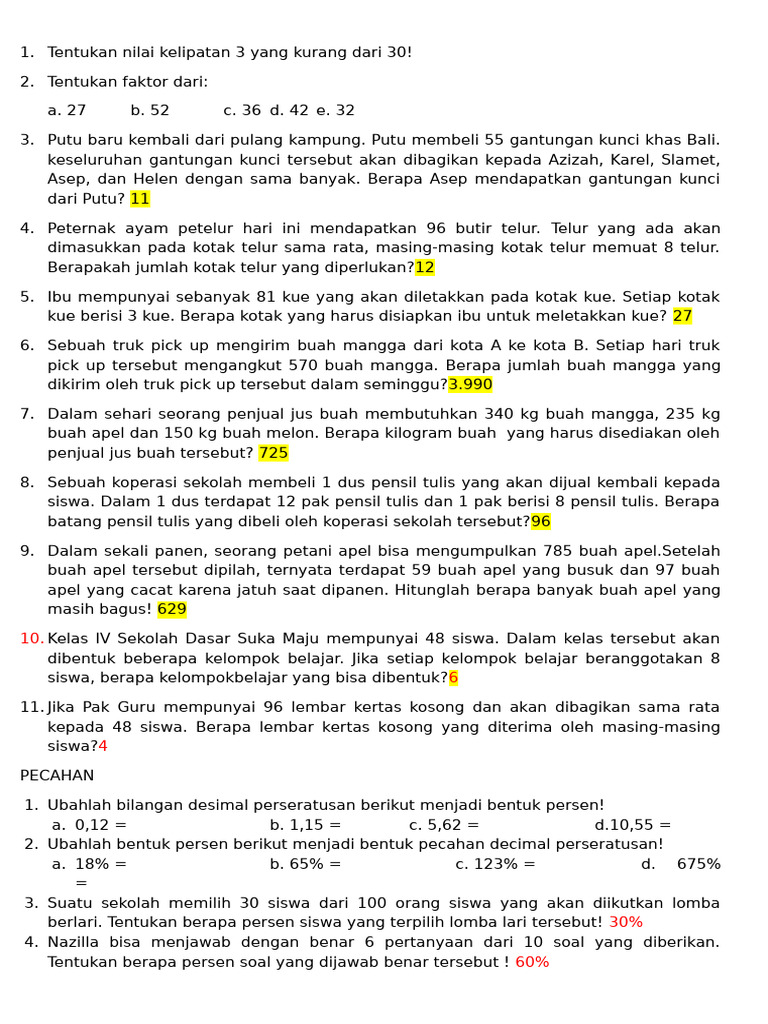 soal mtk | PDF