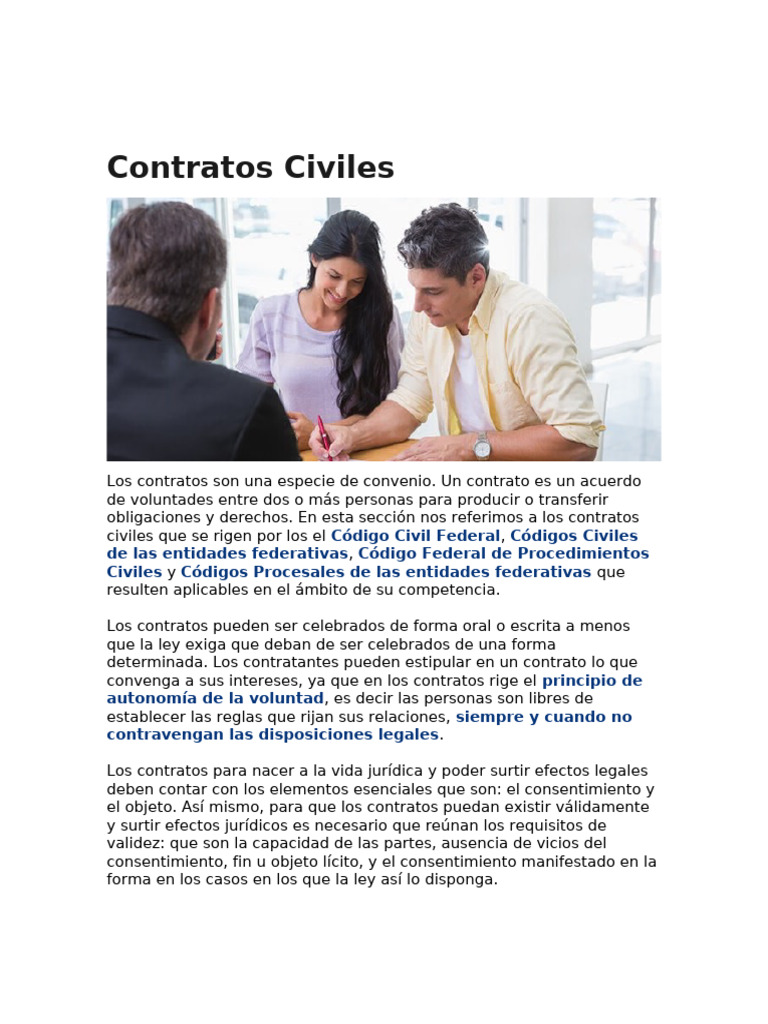 Contratos Civiles | PDF