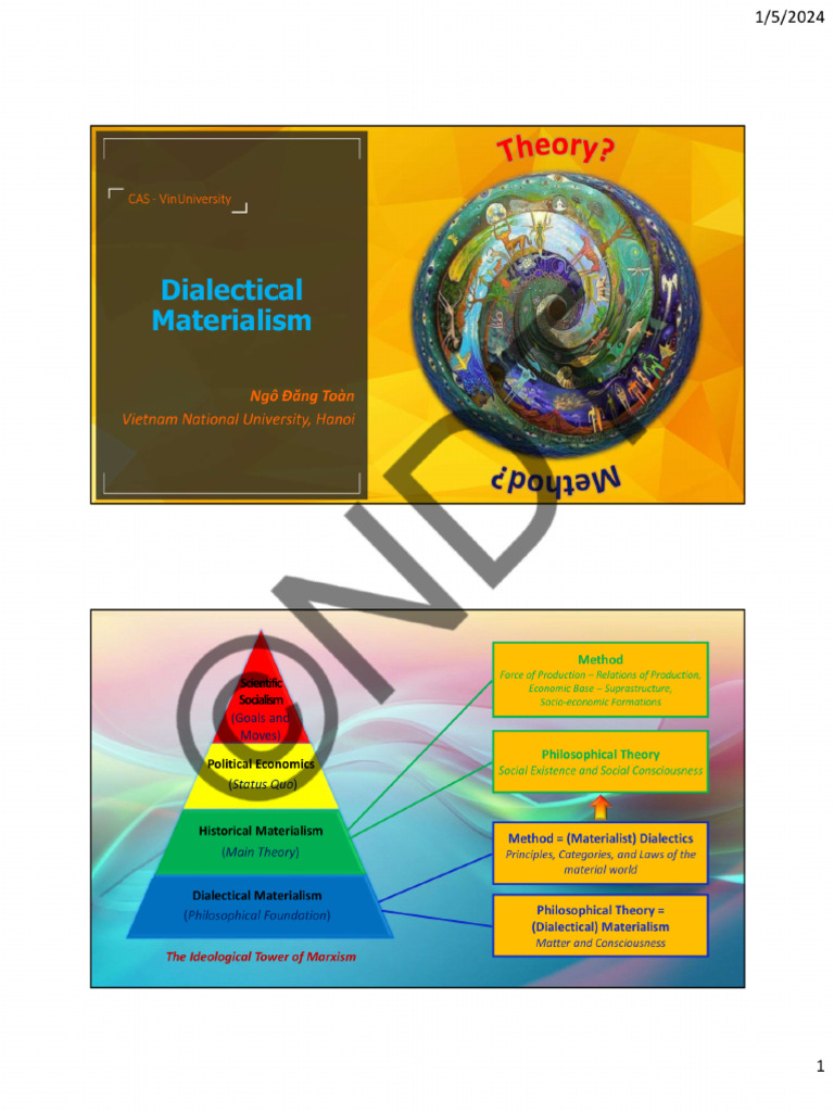Dialectical Materialism | PDF
