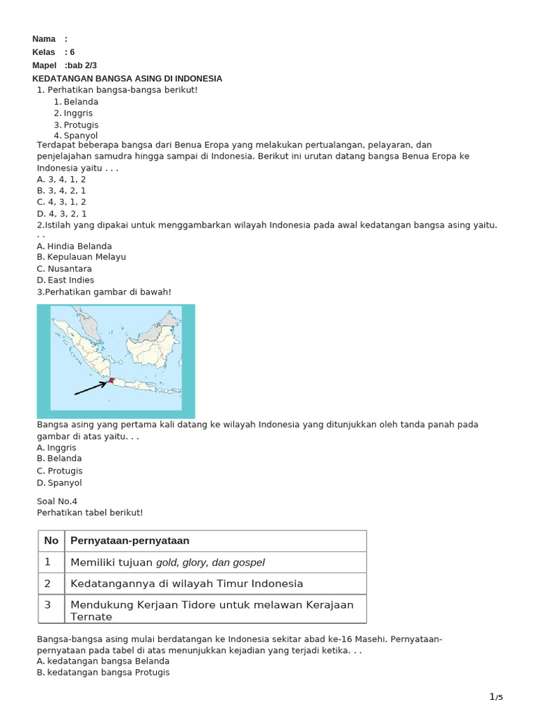 Ipas Kelas 6 Bab 3 TP 1-2 | PDF
