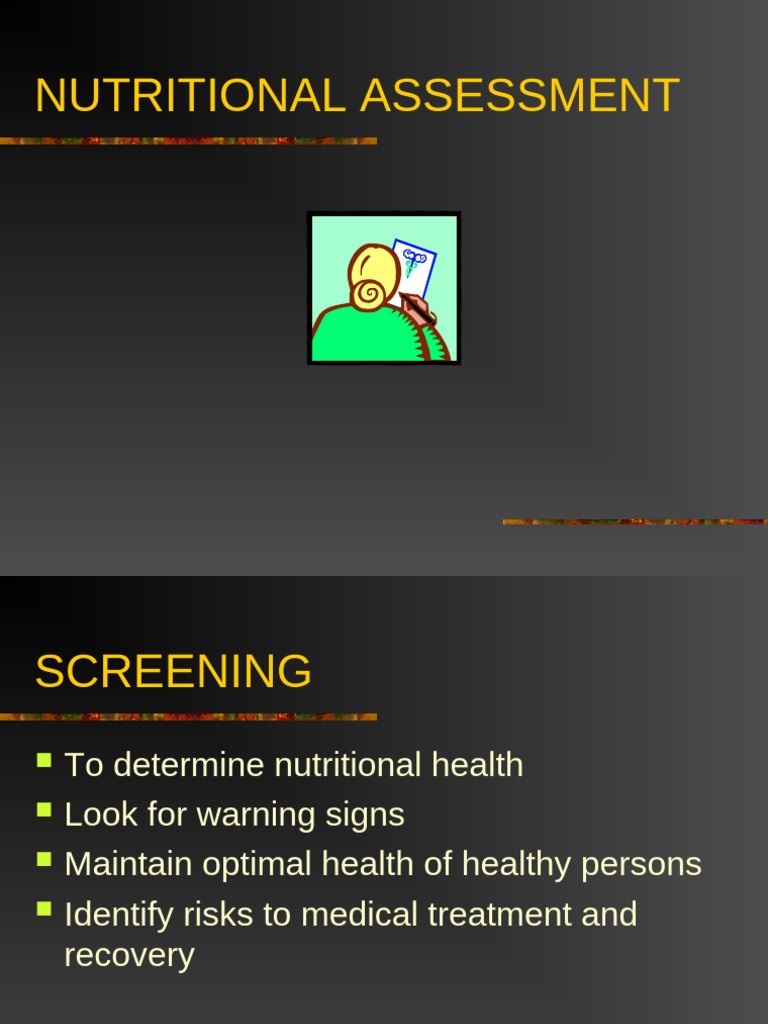 Nutritional Assessment 1 | PDF