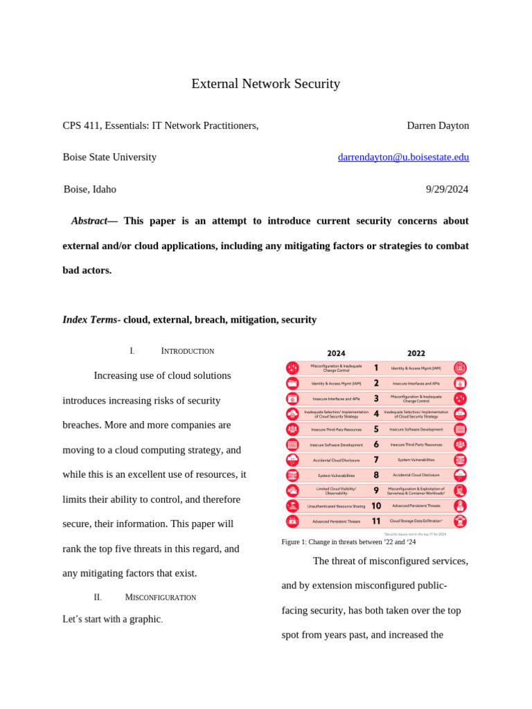 External Network Security | PDF