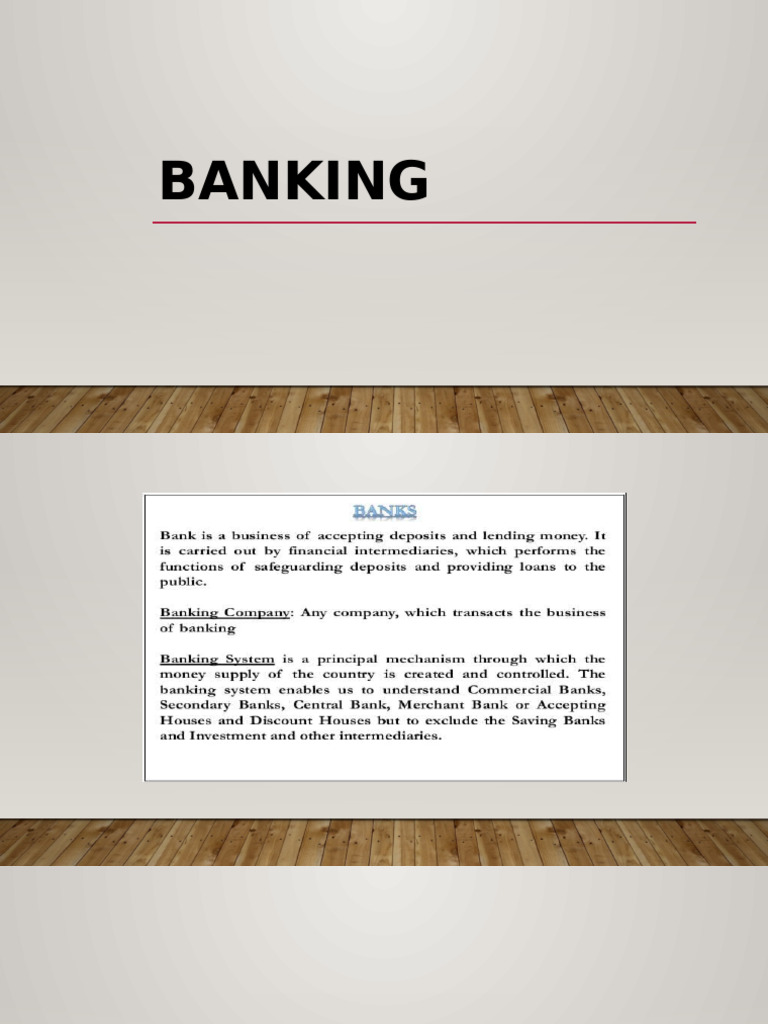 BANKING | PDF