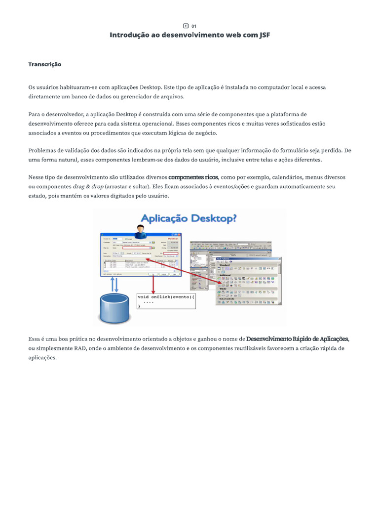 Java e JSF I - Aula 1 - Atividade 1 | PDF