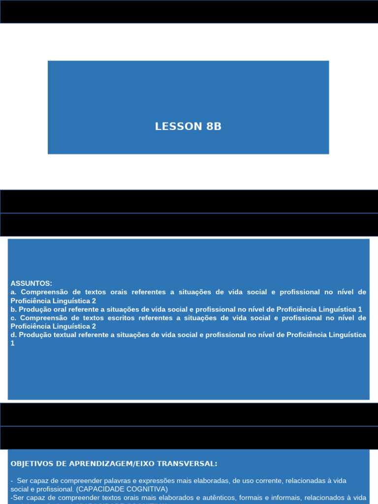 Lesson 8B - New | PDF
