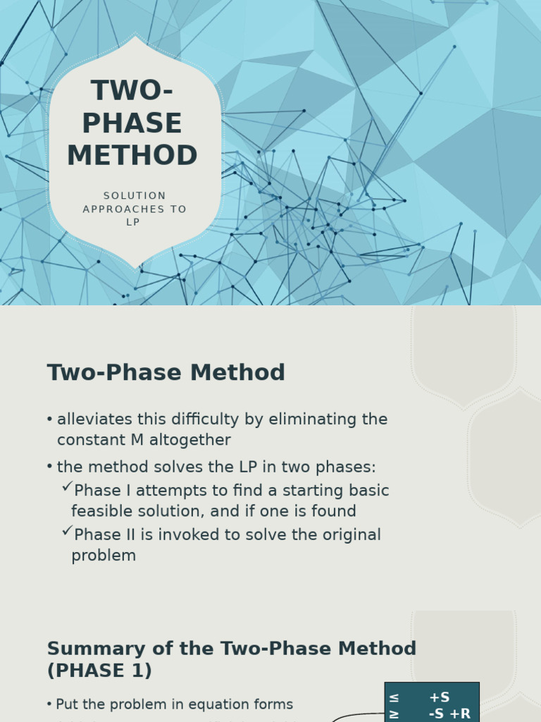 Two Phase Method | PDF